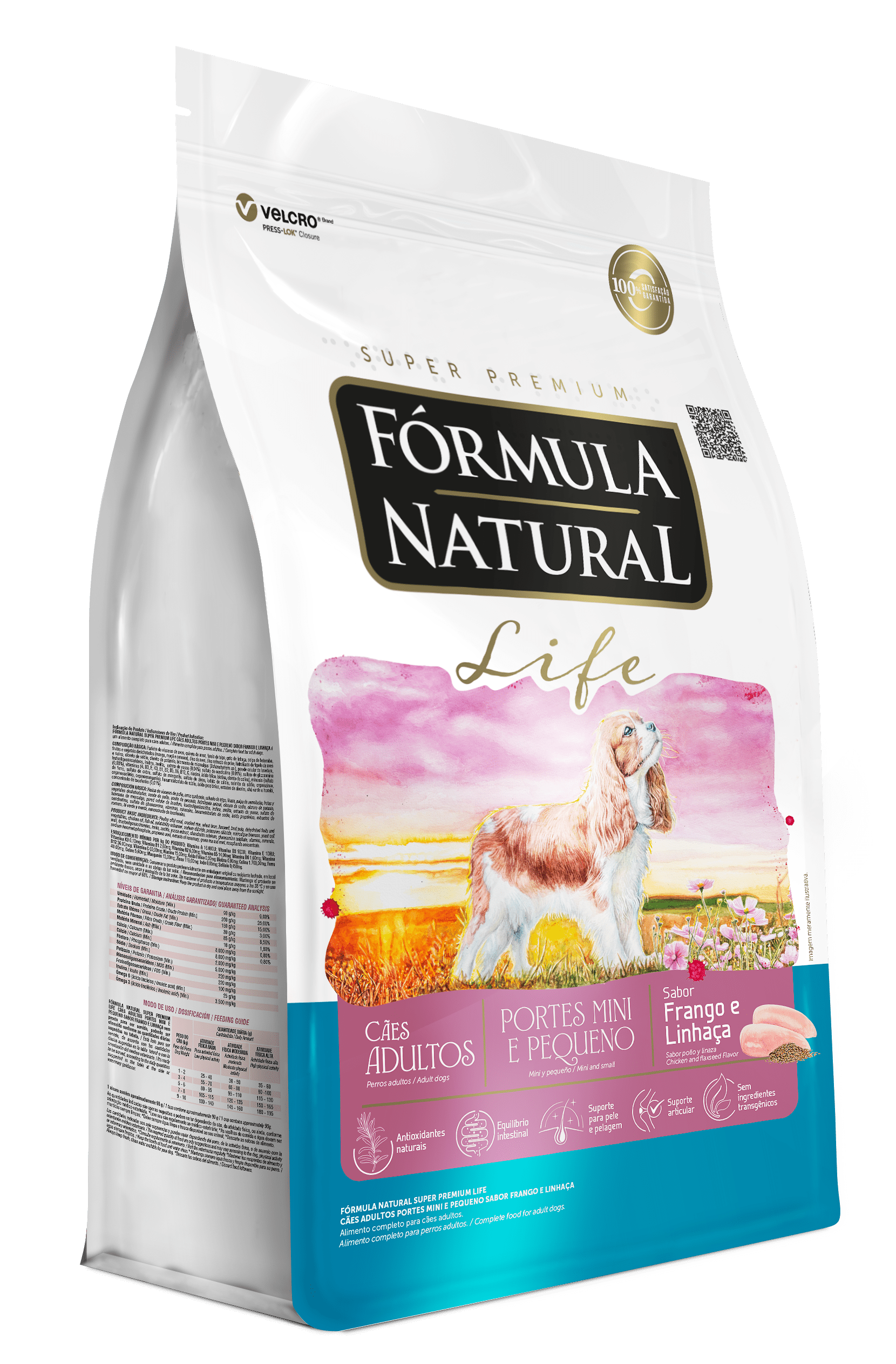 Fórmula Natural Super Premium Life Cães Adultos Portes Mini E Pequeno ...